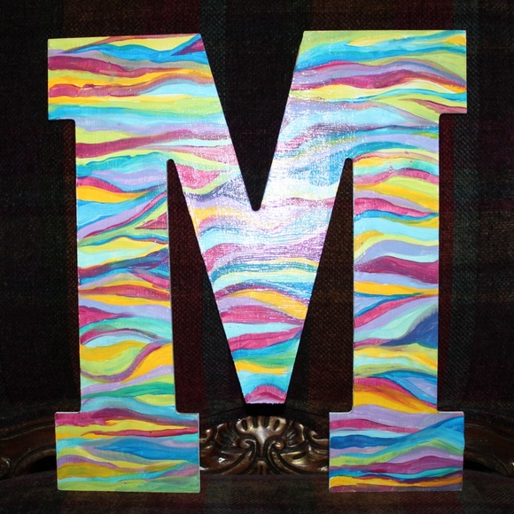 Art | Wooden Letter M Decor | Poshmark
